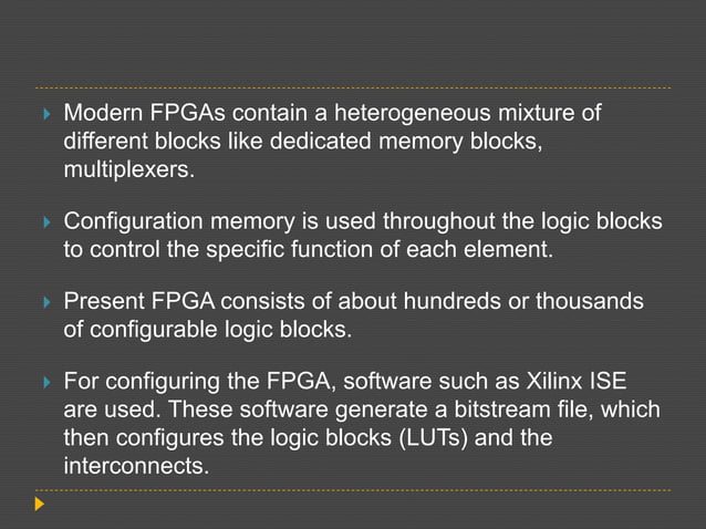 Fpga Architectures And Applications Pptx Programming Languages
