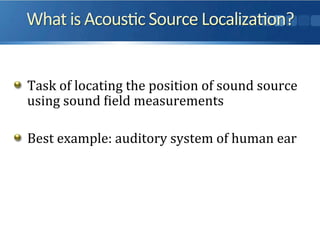 FPGA Based Acoustic Source Localization Project | PDF