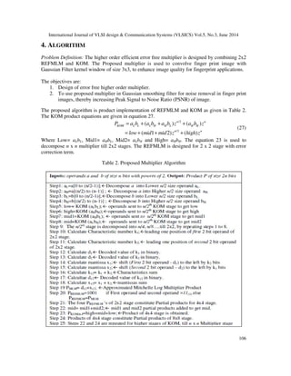 Fpga based efficient multiplier for image processing applications using recursive error free ...
