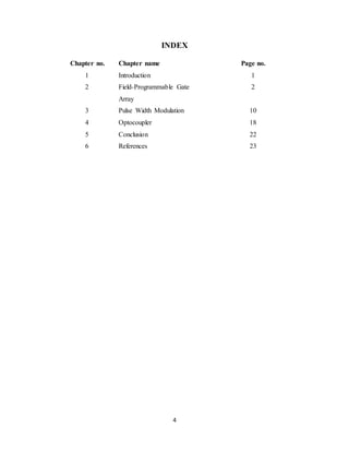 Fpga based motor controller | DOCX