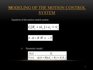 An FPGA Based Implementation of a Flexible Digital PID Controller For a Motion Control System ...