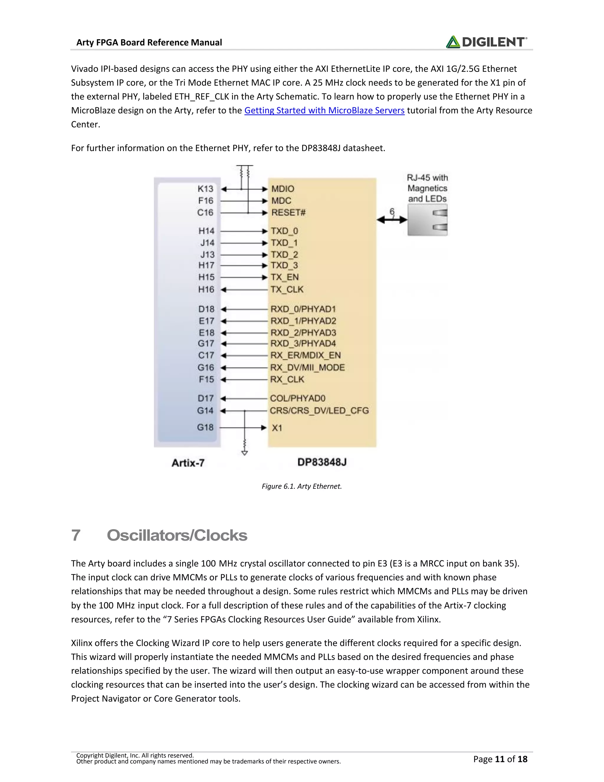 FPGA Board (Xilinx Arty A7 -35 T) User Guide.pdf