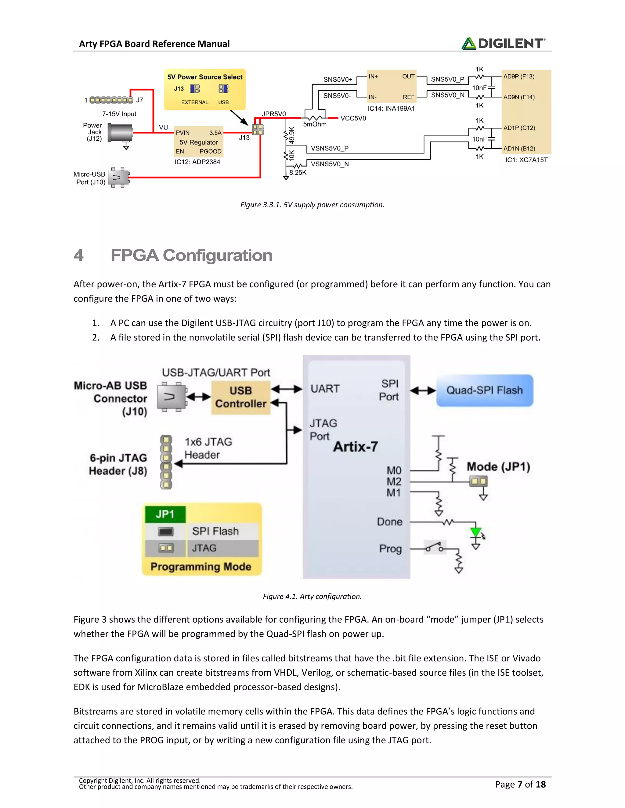 Fpga Board Xilinx Arty A7 35 T User Guidepdf