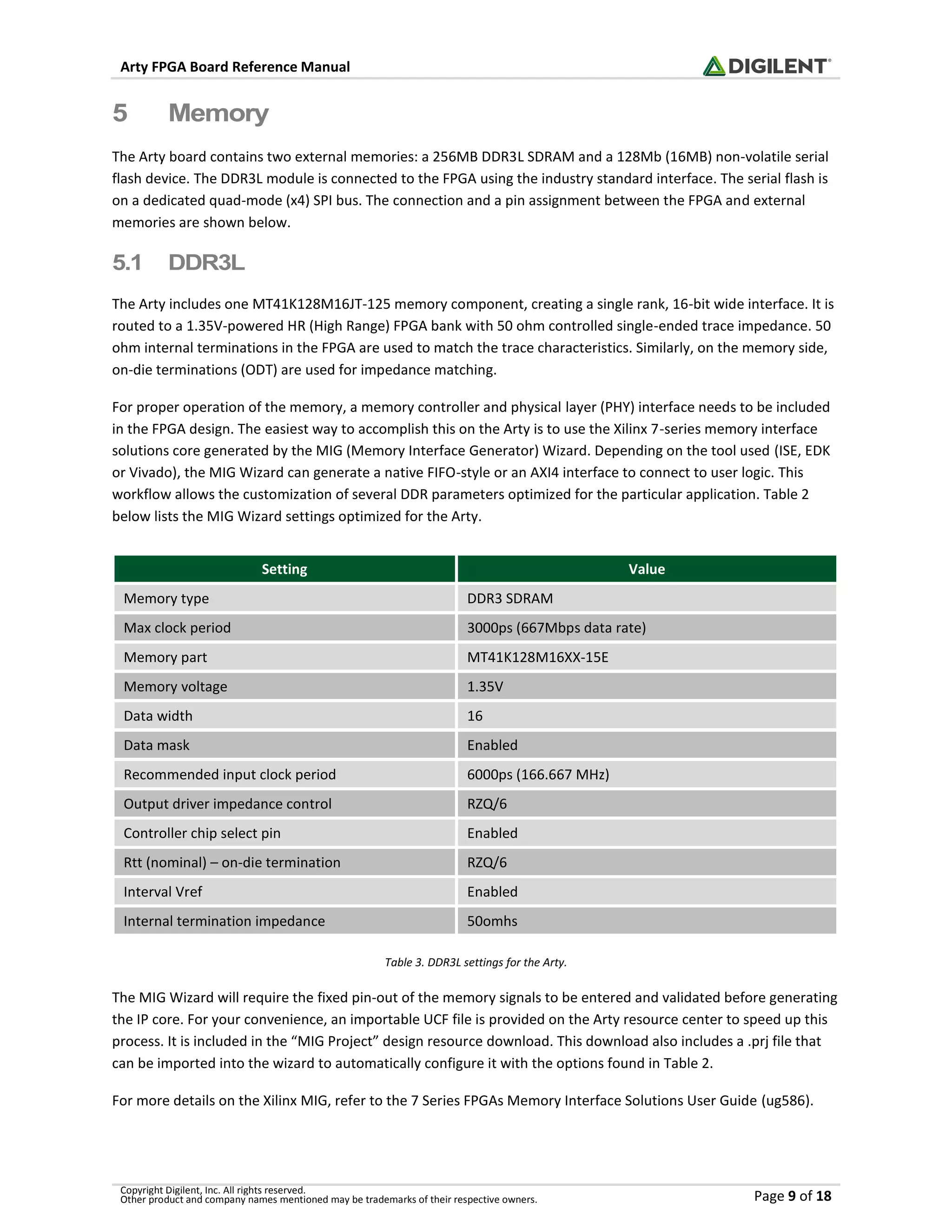 FPGA Board (Xilinx Arty A7 -35 T) User Guide.pdf