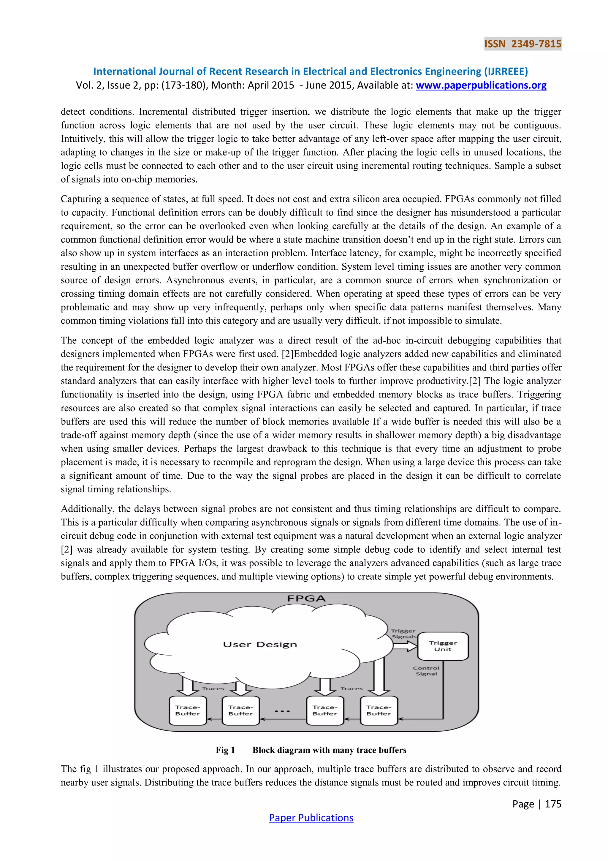 Fpga Debug Using Incremental Trace Buffer Pdf