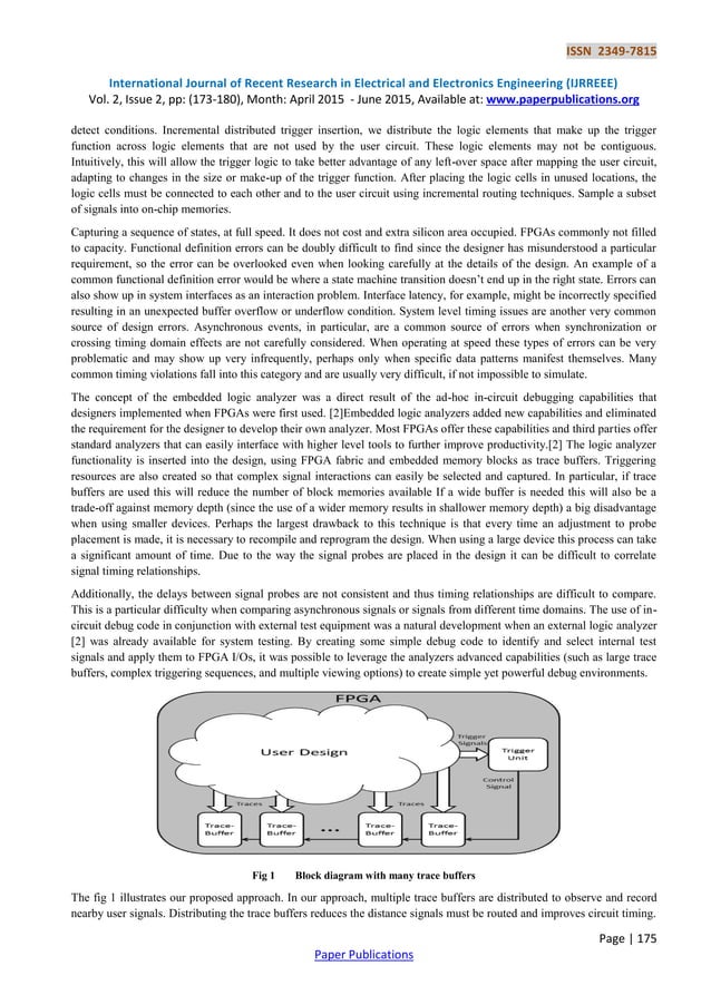 Fpga Debug Using Incremental Trace Buffer Pdf Programming Languages