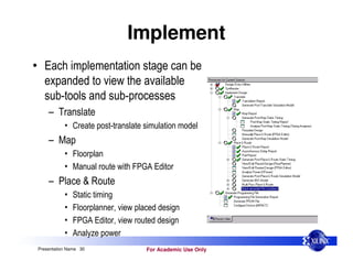 FPGA Design Flow and synthesis Techniques | PPT