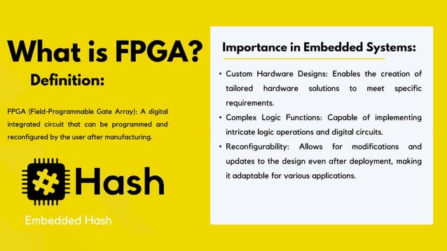FPGA Design for Embedded Systems BY Embedded Hash | PPT