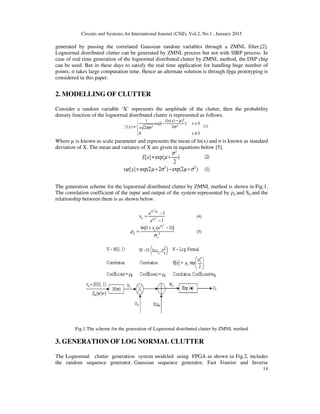 Fpga design of clutter generator for radar testing | PDF