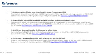 Edge Detection using 4 bit MAC on Basys3 FPGA | PPT