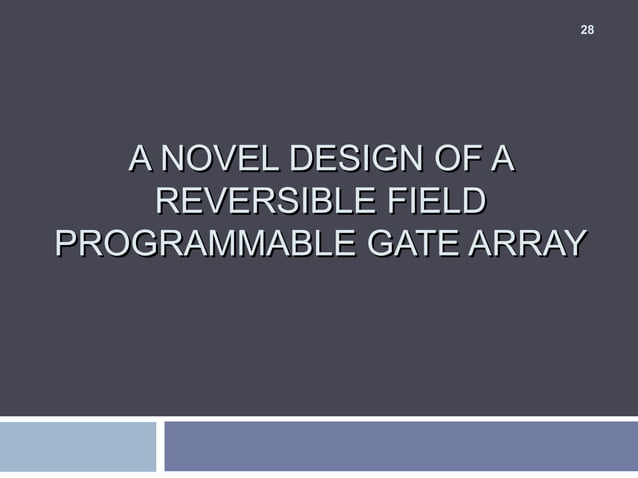 Fpga(field programmable gate array) | PPT | Programming Languages | Computing