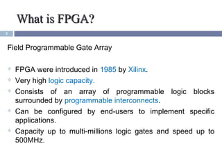 Fpga(field programmable gate array) | PPT