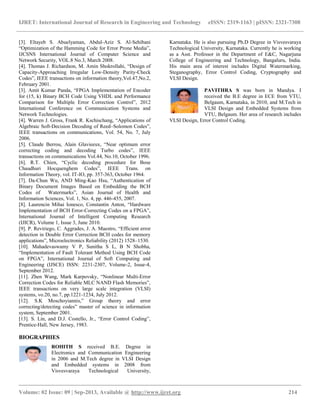 Fpga implementation of (15,7) bch encoder and decoder for text message | PDF