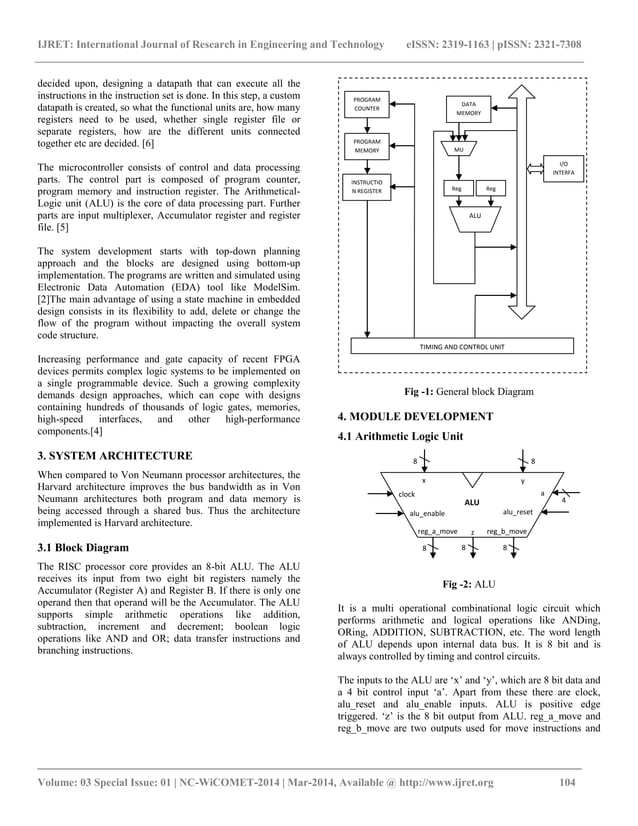 Fpga Implementation Of A Functional Microcontroller Pdf