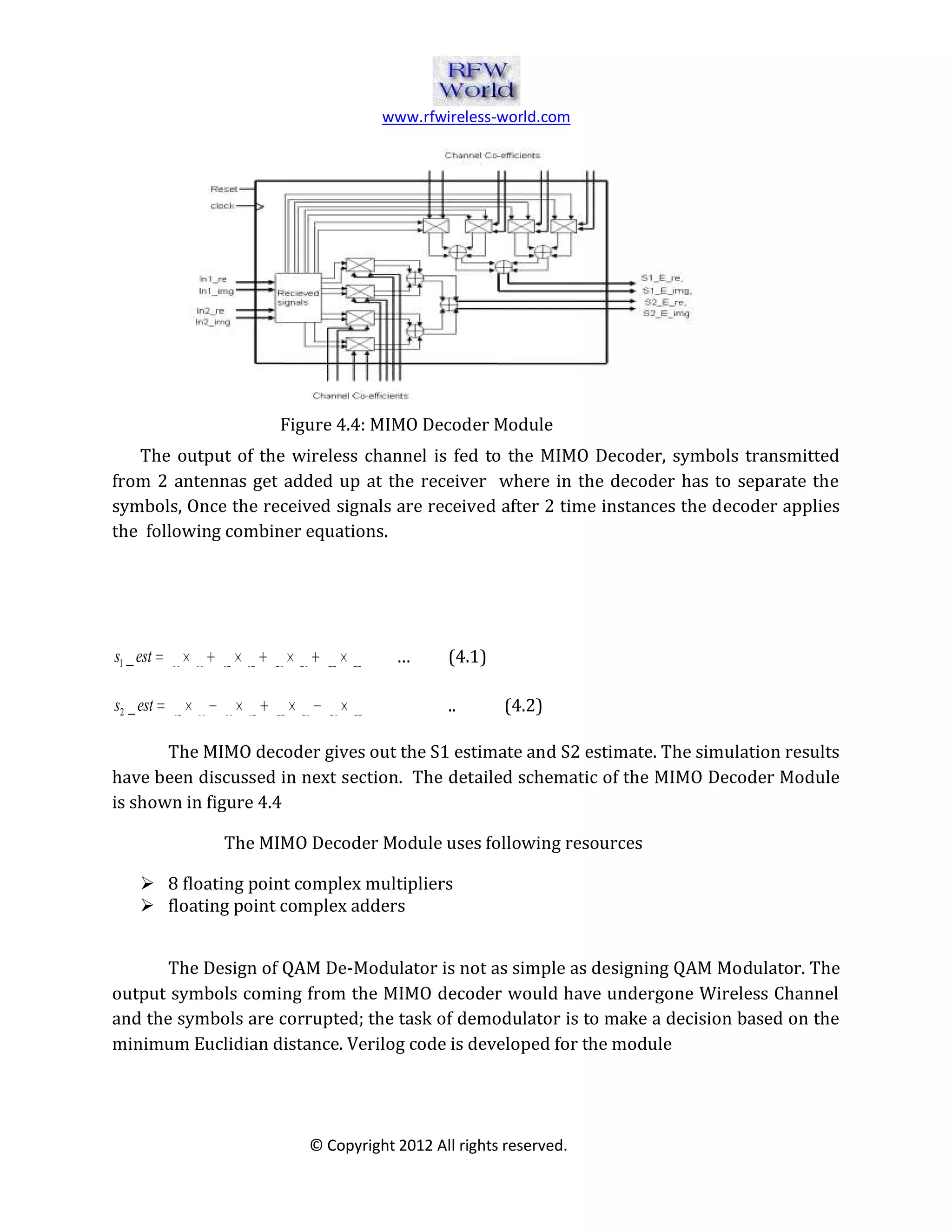 Fpga Implementation Of Mimo Pdf Computing Technology And Computing