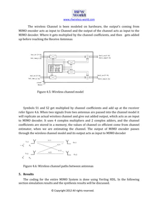 Fpga implementation of mimo | PDF | Computing | Technology & Computing