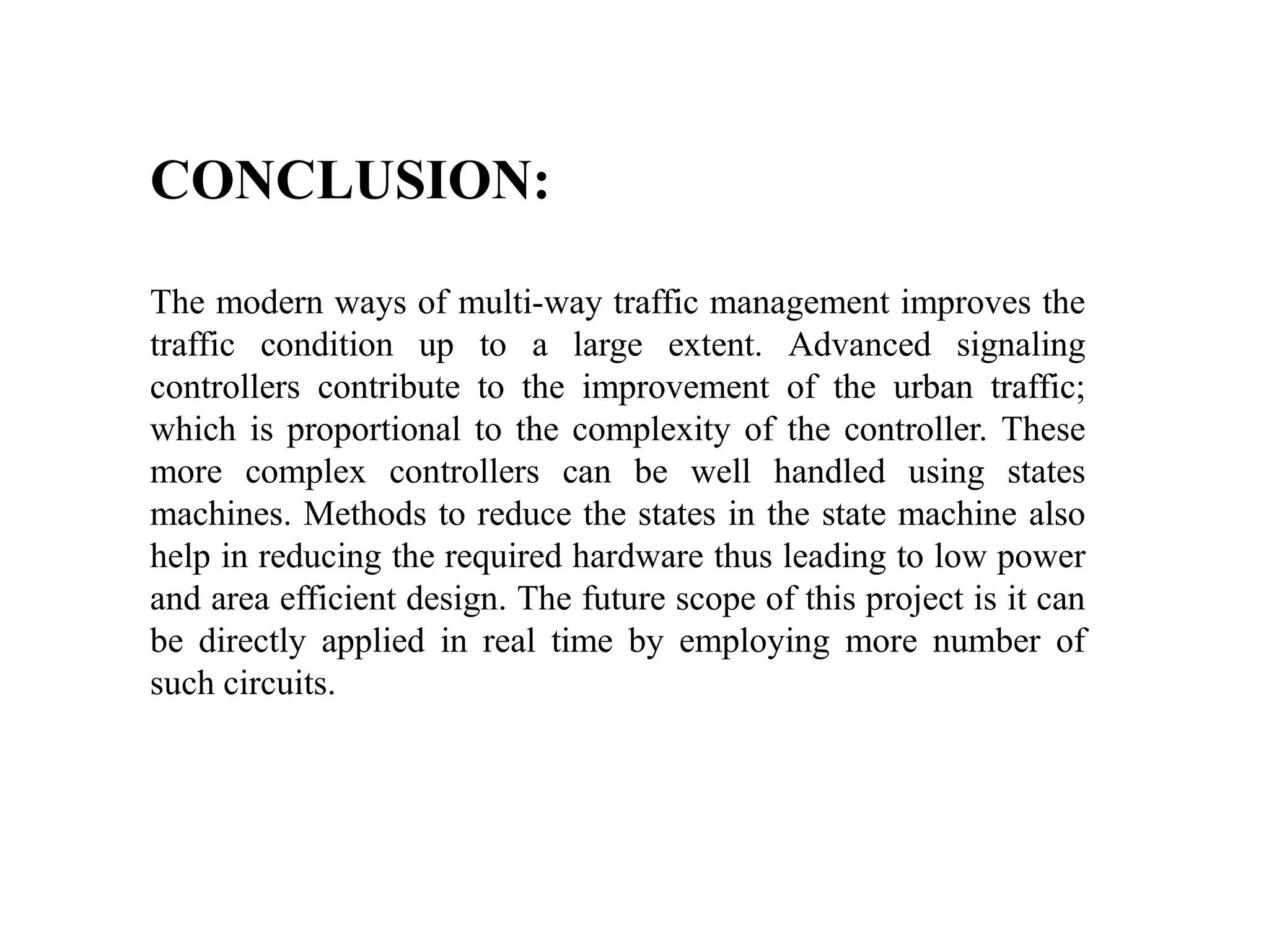 Fpga Implementation On Advance Traffic Light Ppt