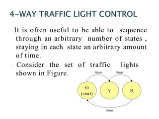 Fpga implementation on advance traffic light | PPTX