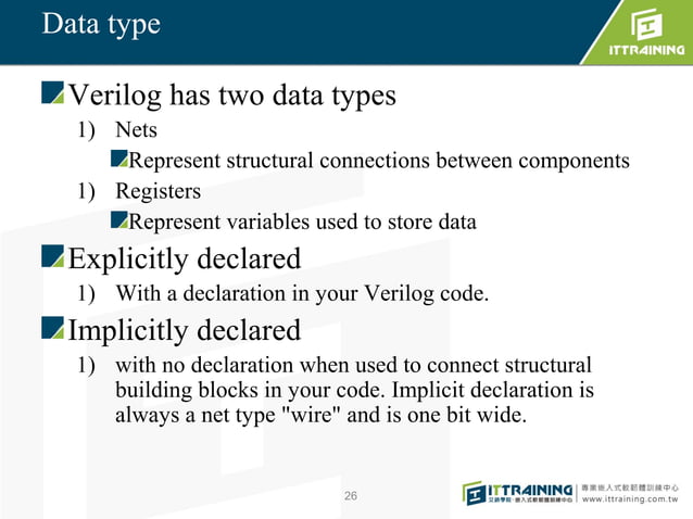 Verilog 語法教學 | PPT | Computing | Technology & Computing