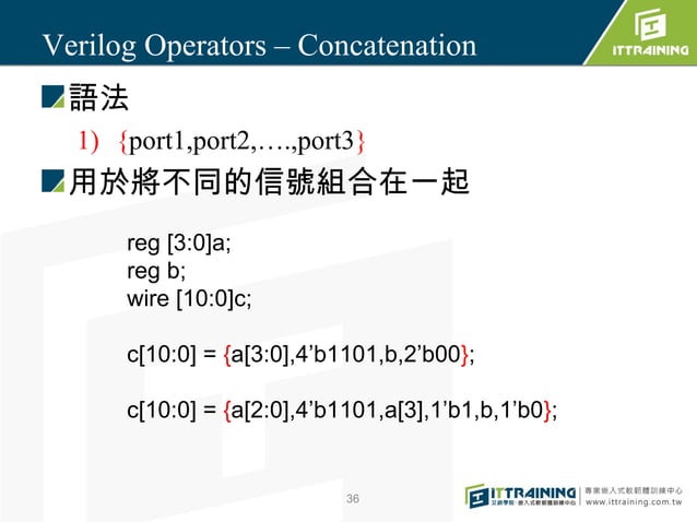 Verilog 語法教學 | PPT | Computing | Technology & Computing
