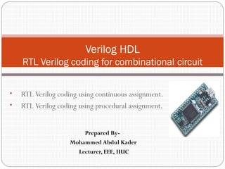 fpgartl-verilog-coding-for-combinational-circuit.pptx
