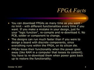 FPGAs : An Overview | PPT