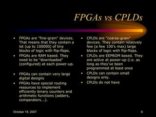FPGAs : An Overview | PPT