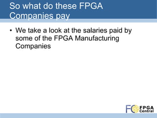 FPGA Salaries | PPT