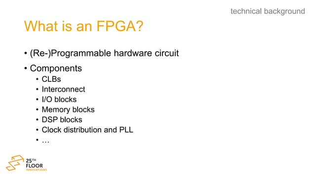FPGAs and their applications | PPT