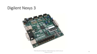 FPGA Board Selection for Beginners | PPT