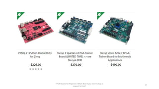 FPGA Board Selection for Beginners | PPT