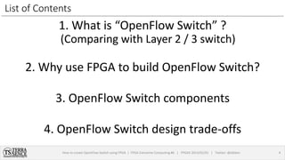 Howto createOpenFlow Switchusing FPGA (at FPGAX#6) | PDF