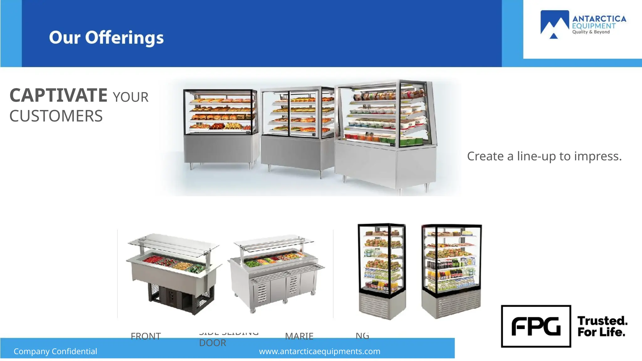 Introduction to FPG Food Display Counter | PPT