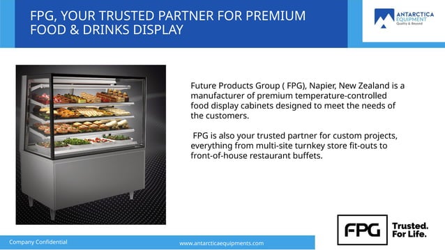 Introduction to FPG Food Display Counter | PPT