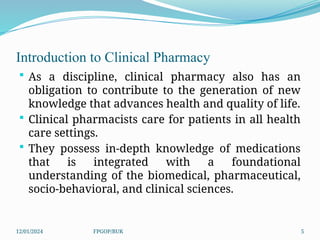 CLINICAL PHARMACY NOTES FOR FINAL EXAMINATIONS IN PHARMACY | PPTX