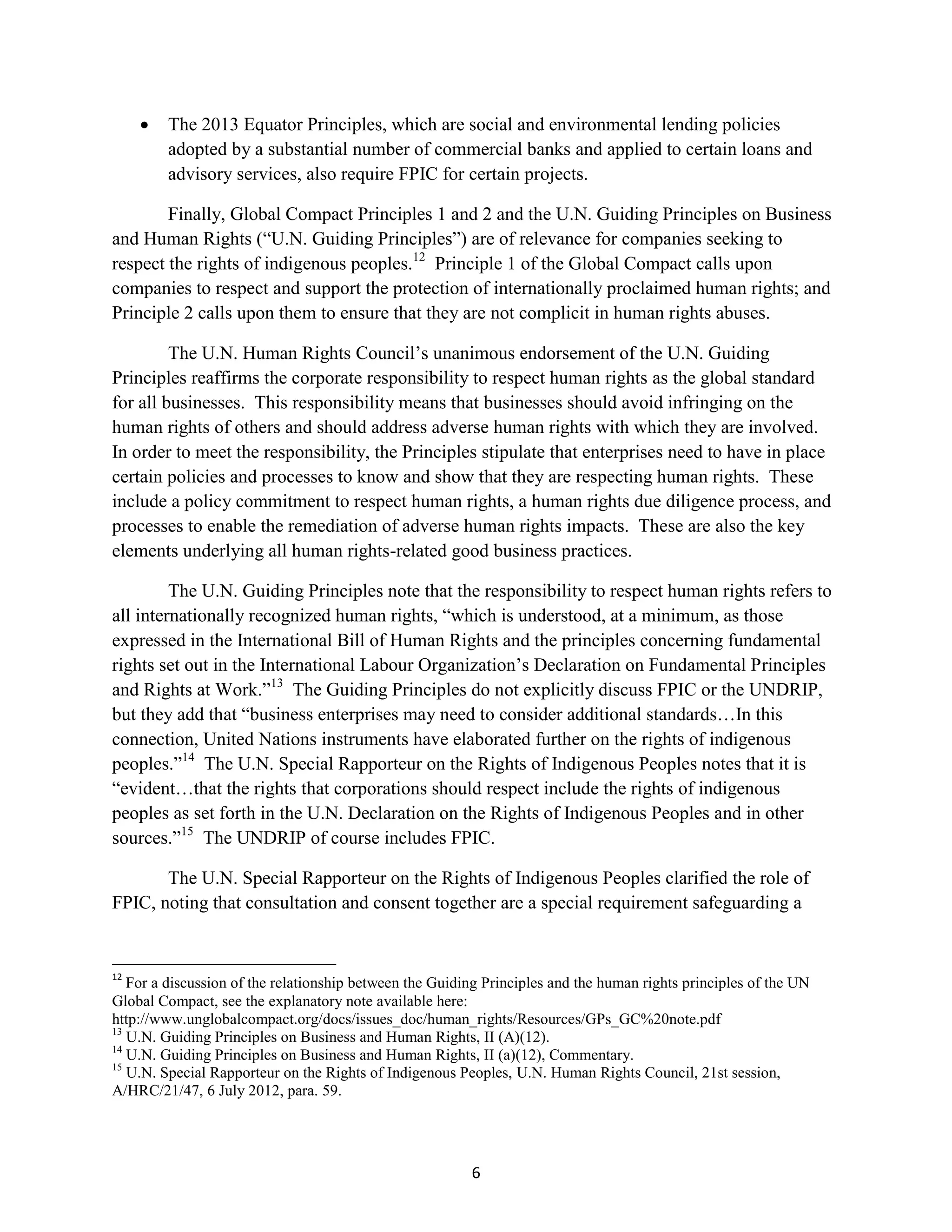 Indigenous Peoples’ Rights and the Role of Free, Prior and Informed ...