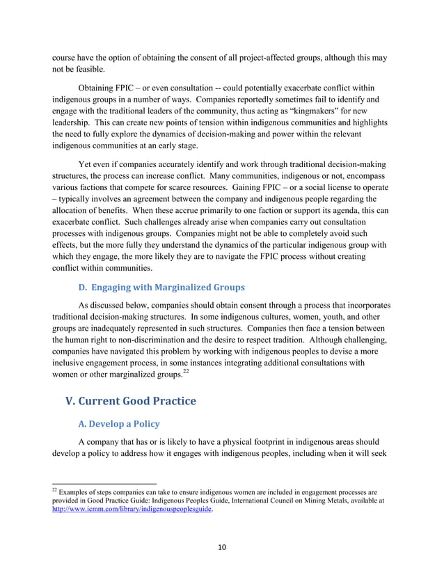 Indigenous Peoples’ Rights and the Role of Free, Prior and Informed ...
