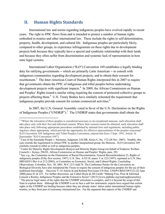 Indigenous Peoples’ Rights and the Role of Free, Prior and Informed ...