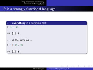 Functional Programming in R | PPT