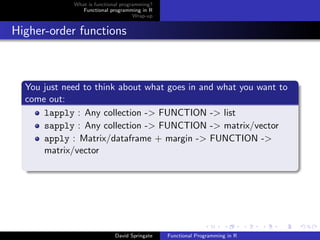 Functional Programming in R | PPT