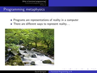 Functional Programming in R | PPT