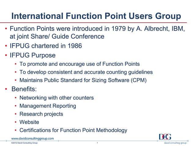 Function Point Analysis: An Overview | PPT