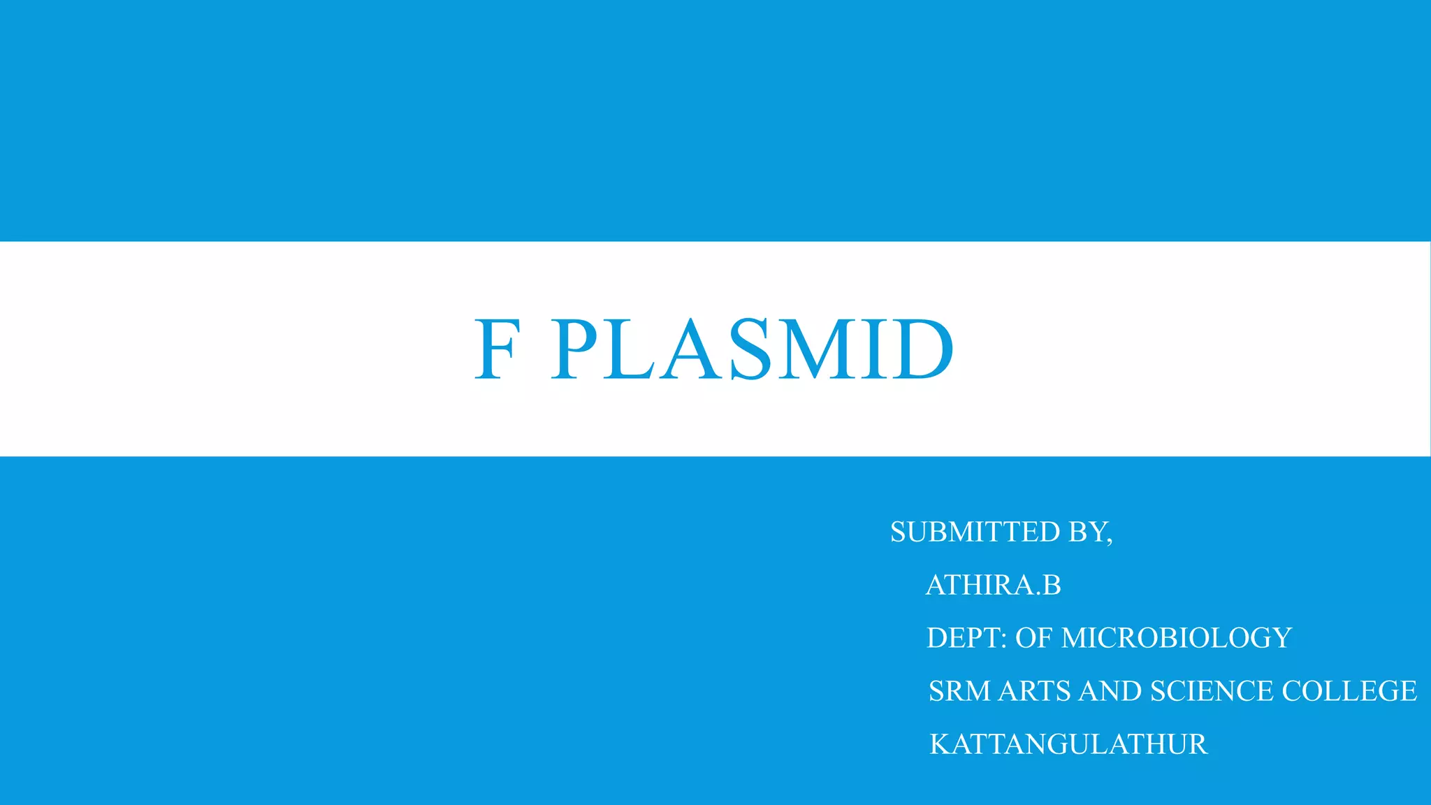 F plasmid | PPT