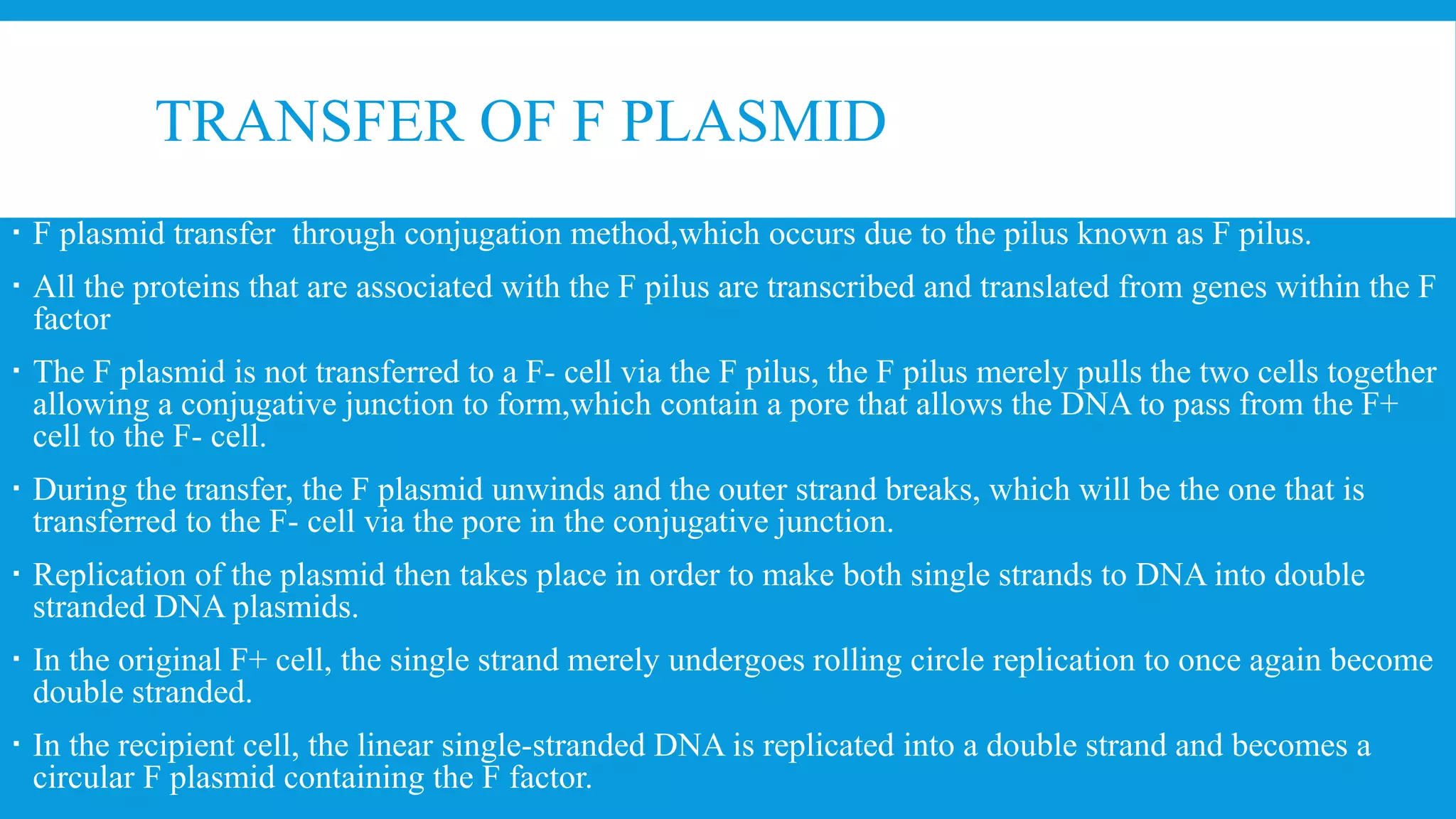 F plasmid | PPT