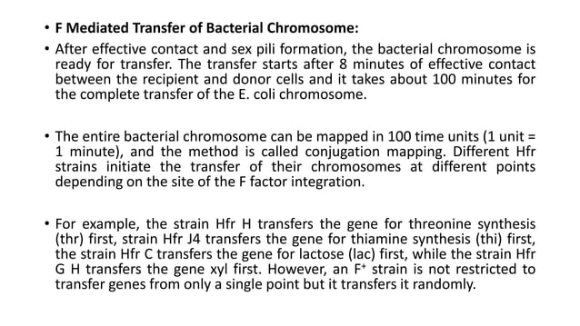 F plasmid organisation | PPT