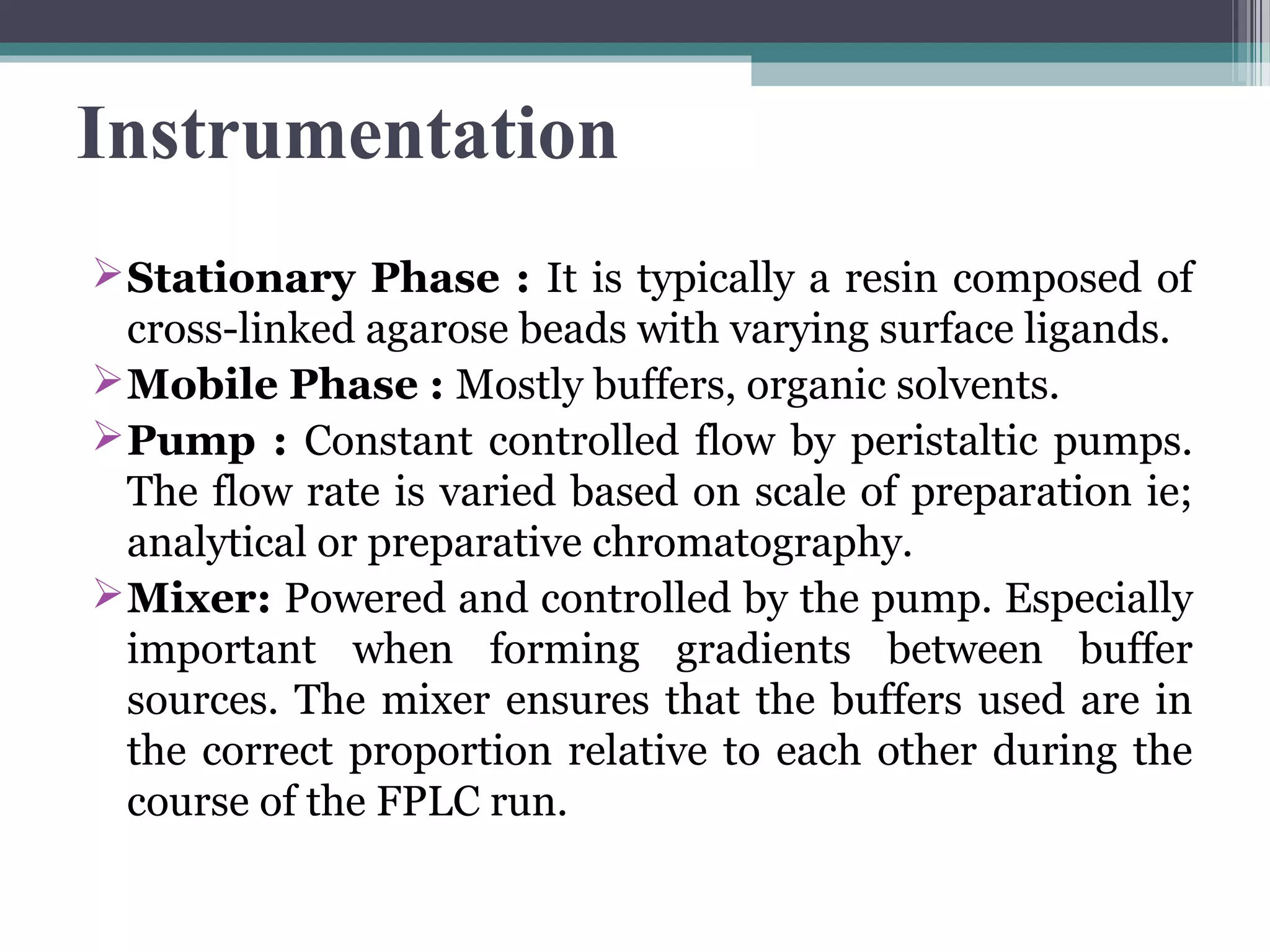 Fplc(fast protein liquid chromatography ) | PPT