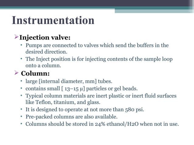 Fplc(fast protein liquid chromatography ) | PPT