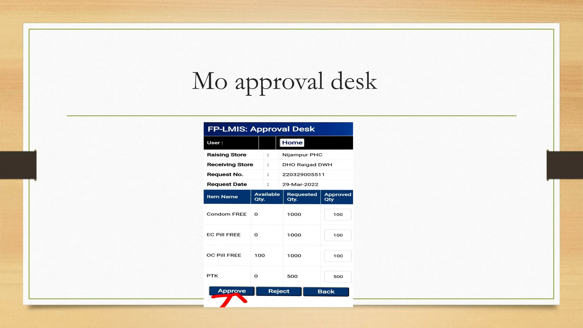 FPLMIS PHC. family planning logistics management information system for ...