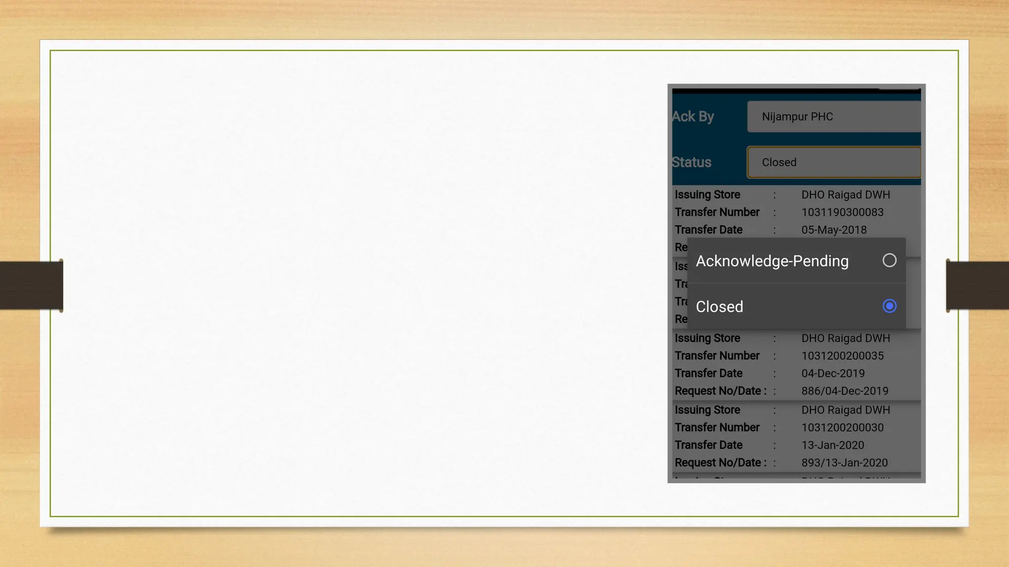 FPLMIS PHC. family planning logistics management information system for ...