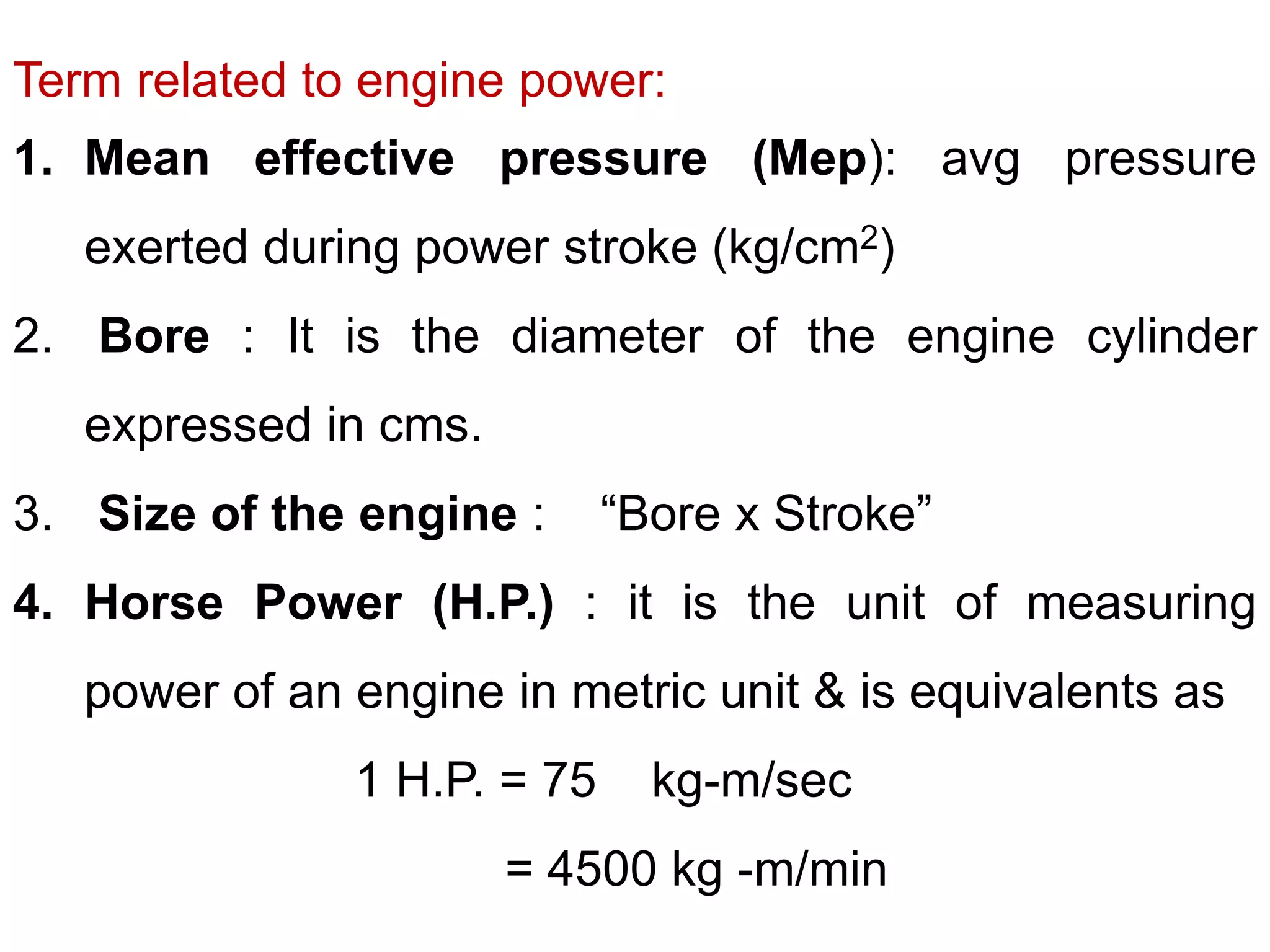 IC engine terminology and solved problem | PPT IC engine terminology and solved problem | PPT